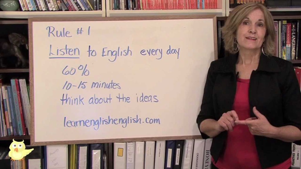 Rule Number 1: Listen To English Everyday - English Video Lessons