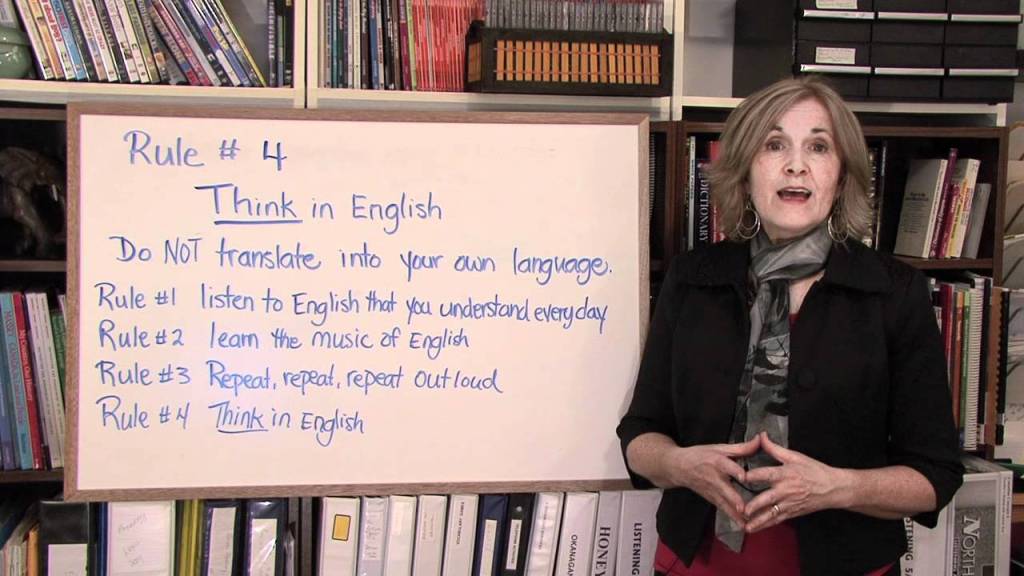 Rule Number 4: Learn To Think In English - English Video Lessons